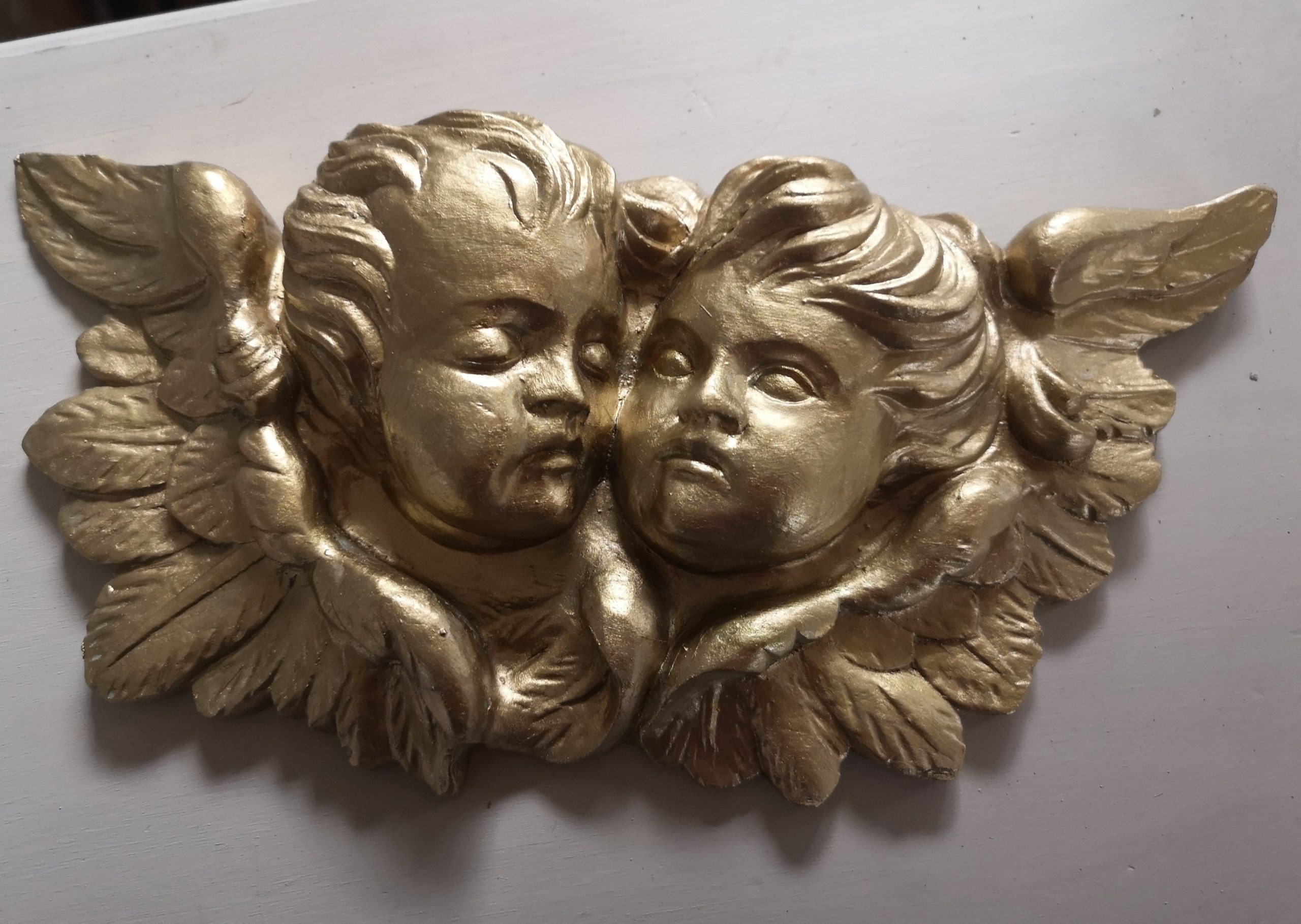 Angeli putti in legno - La Soffitta Retrò